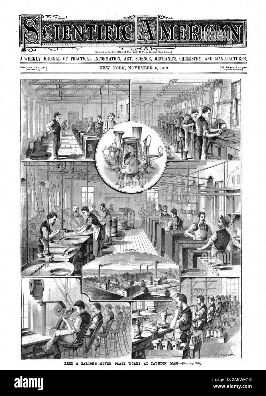 scientific american, 1879-11-08 Stock Photo - Alamy