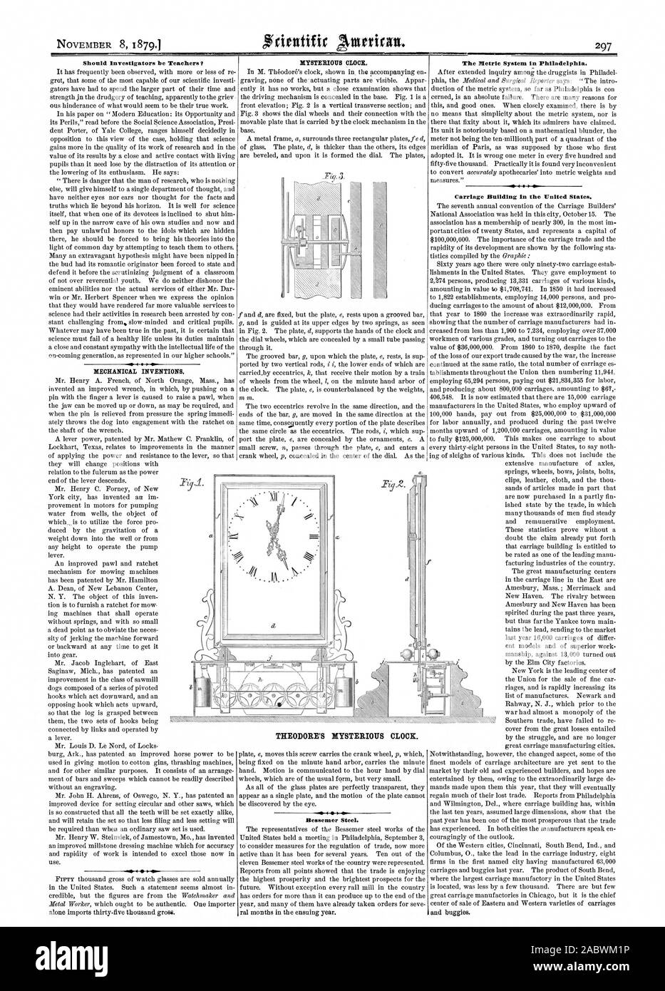 Teachers mechanical inventions hi-res stock photography and images - Alamy