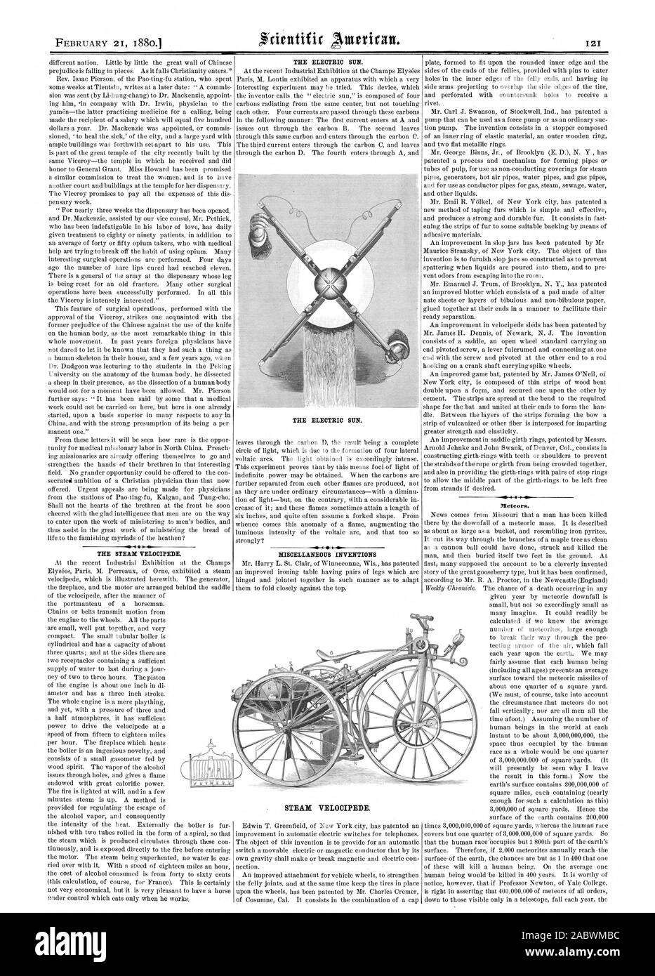 Patented in 1880 hi-res stock photography and images - Alamy