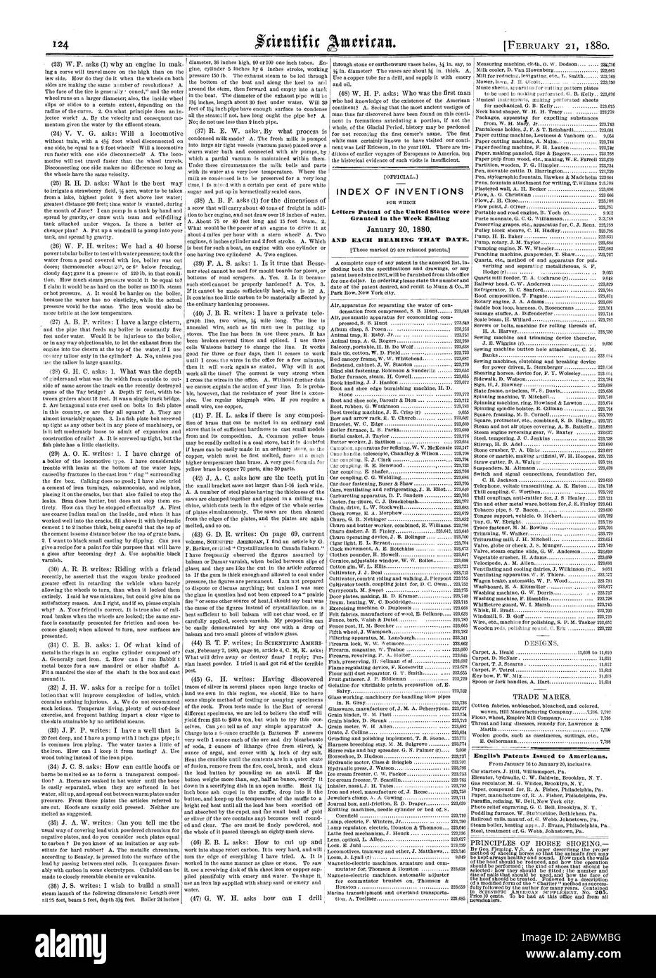 Inventions english patents issued hi-res stock photography and images ...