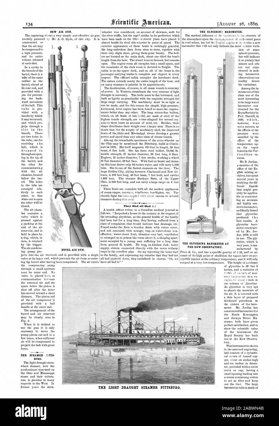 Barometer inventor hi-res stock photography and images - Alamy