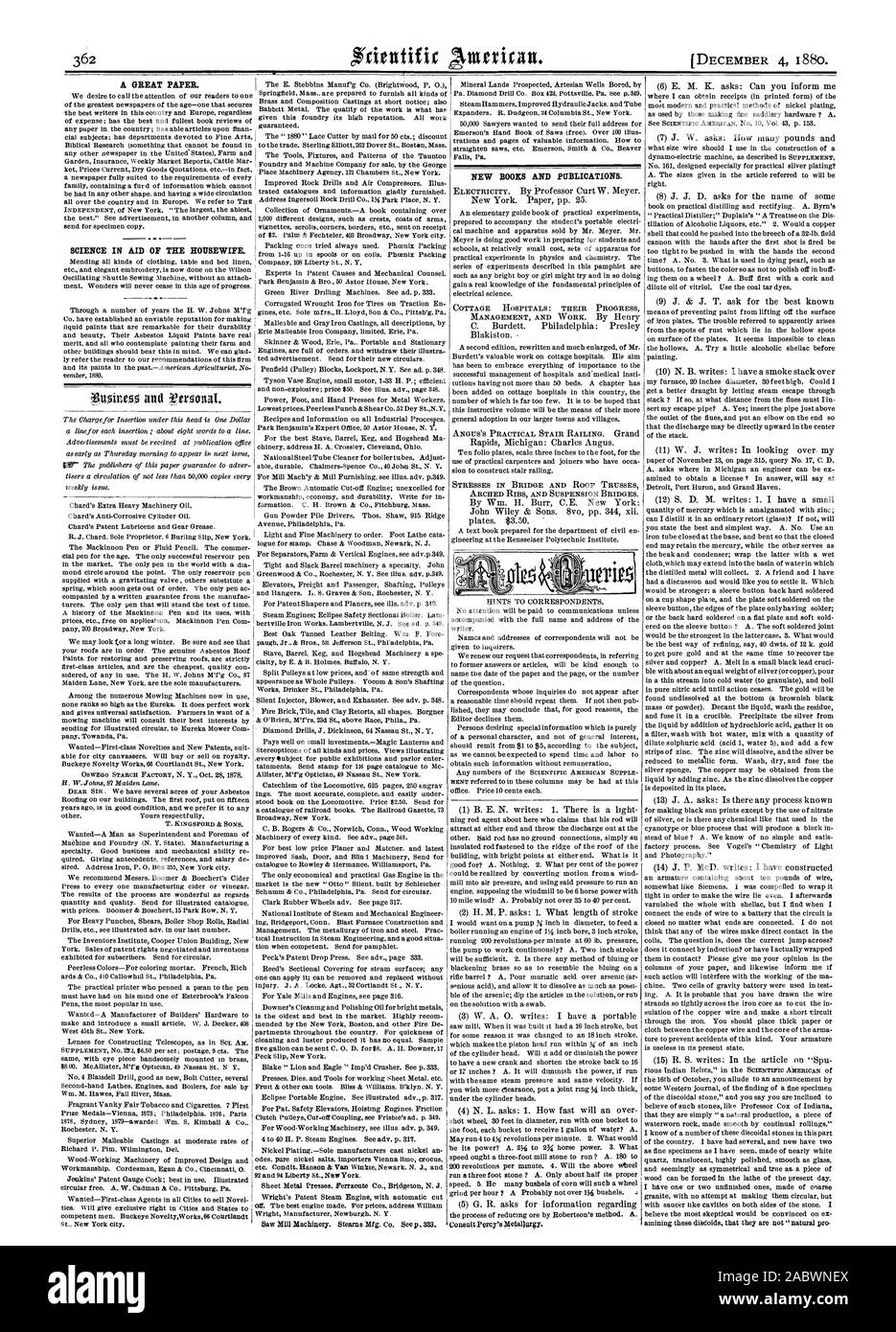 Patented in 1880 hi-res stock photography and images - Alamy