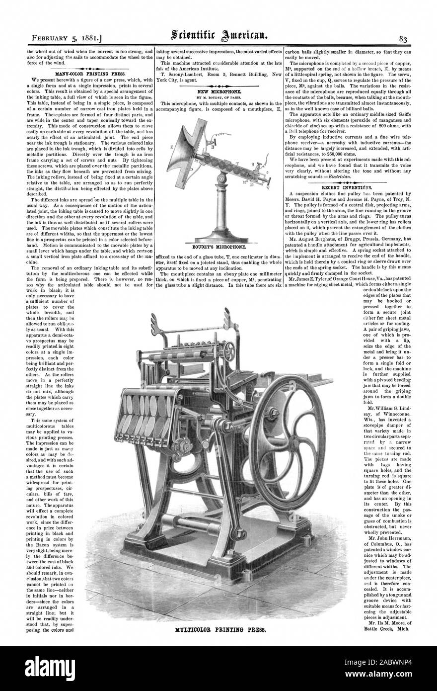 Recent scientific inventions hi-res stock photography and images - Alamy