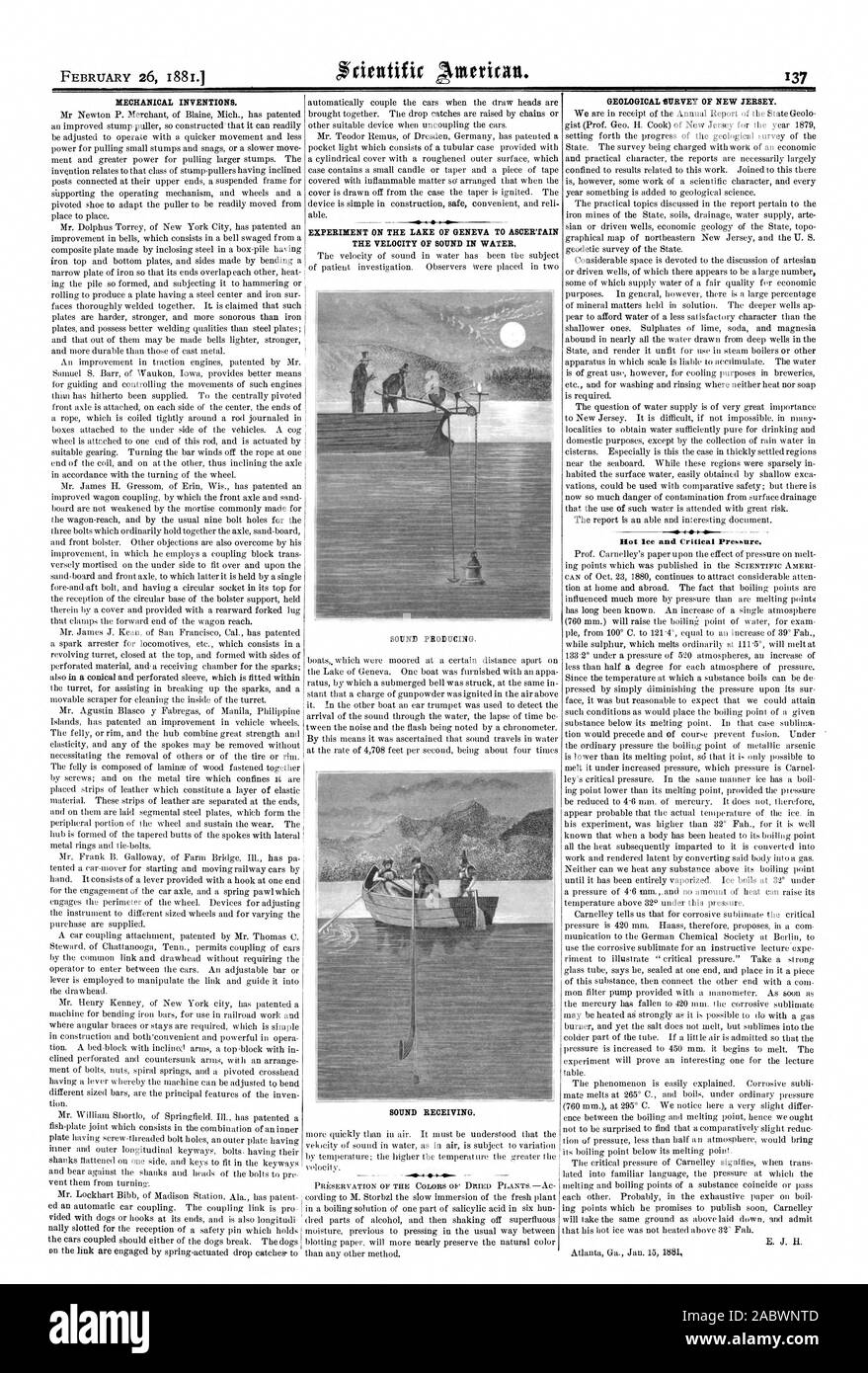 Water sound experiment Black and White Stock Photos & Images - Alamy