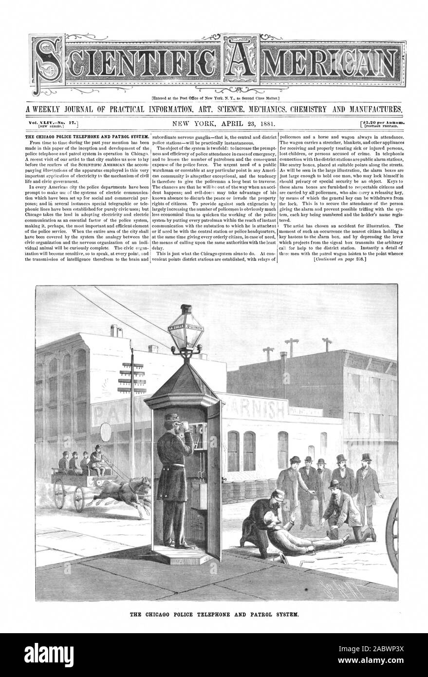 Chicago police telephone system hi-res stock photography and images - Alamy