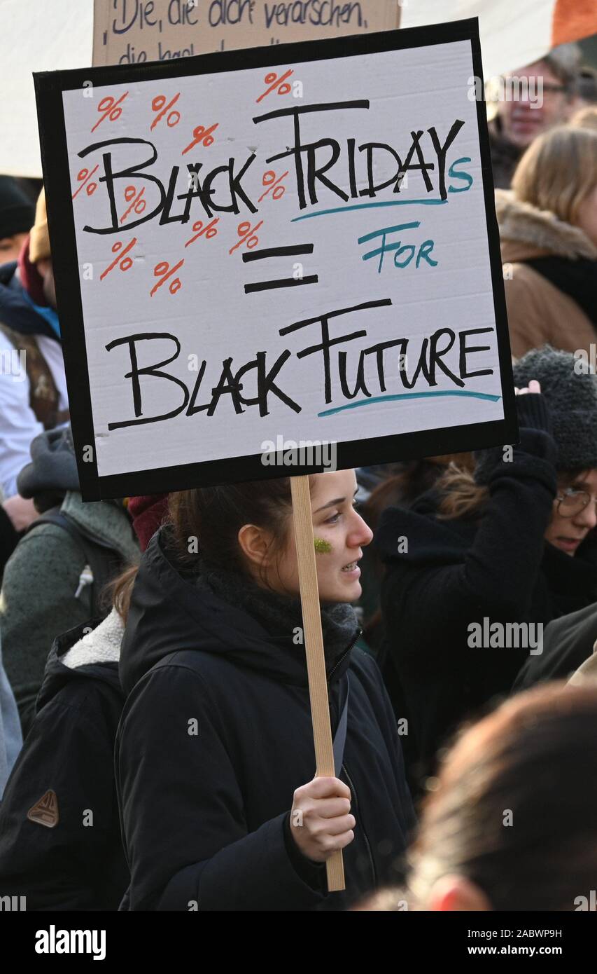 Black friday protest climate hi-res stock photography and images - Alamy
