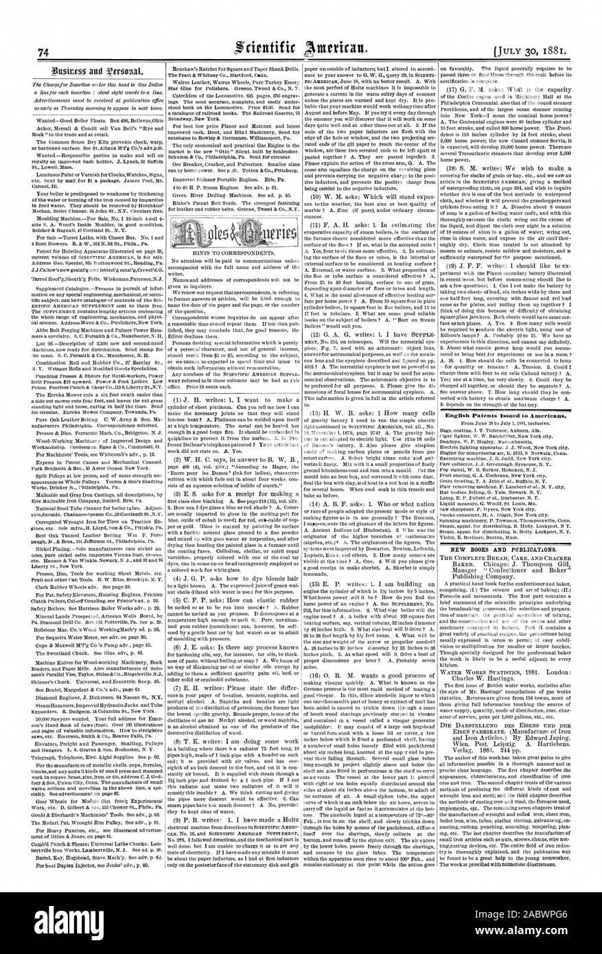English patents issued Black and White Stock Photos & Images - Alamy
