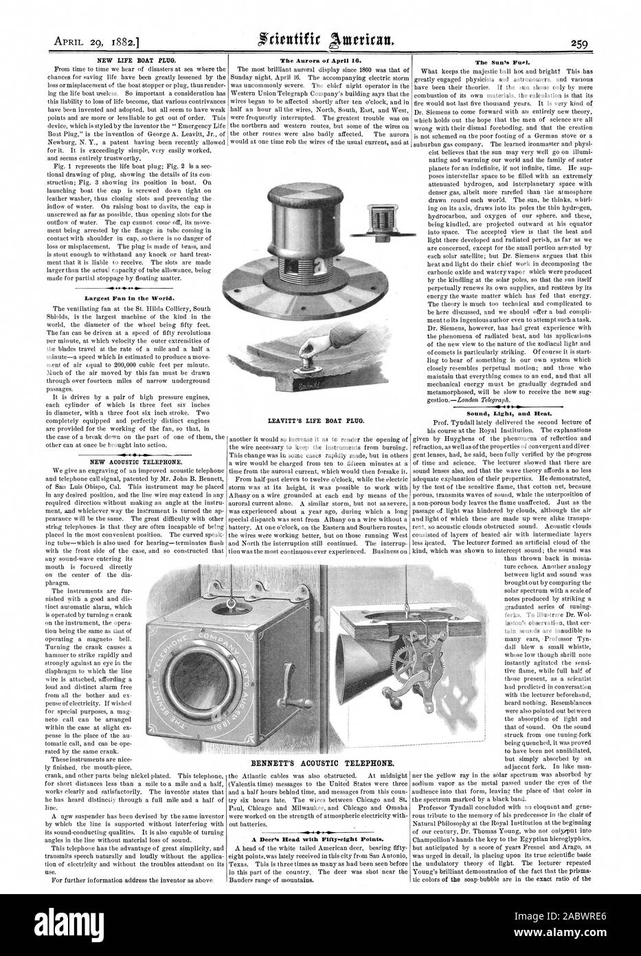 Bennetts acoustic telephone hi-res stock photography and images - Alamy