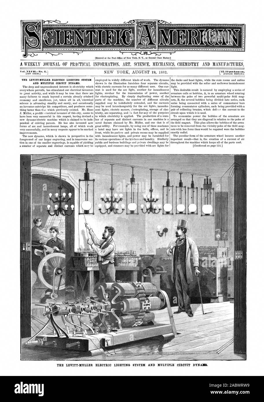 Dynamo inventor Black and White Stock Photos & Images - Alamy