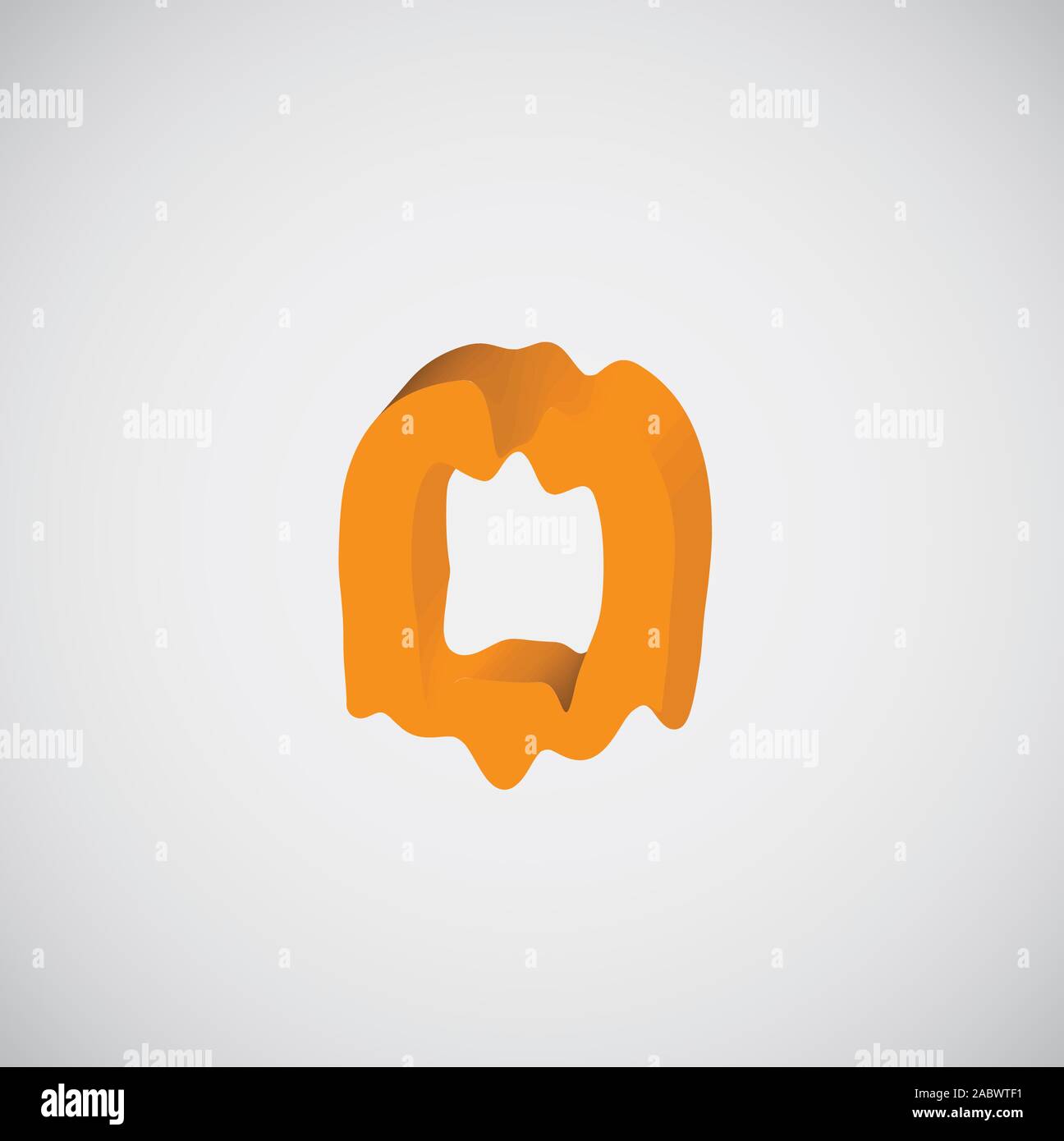 Melting orange character, vector Stock Vector Image & Art - Alamy
