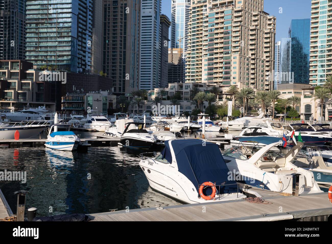 Buildings in Dubai Marina, Dubai, UAE Stock Photo - Alamy