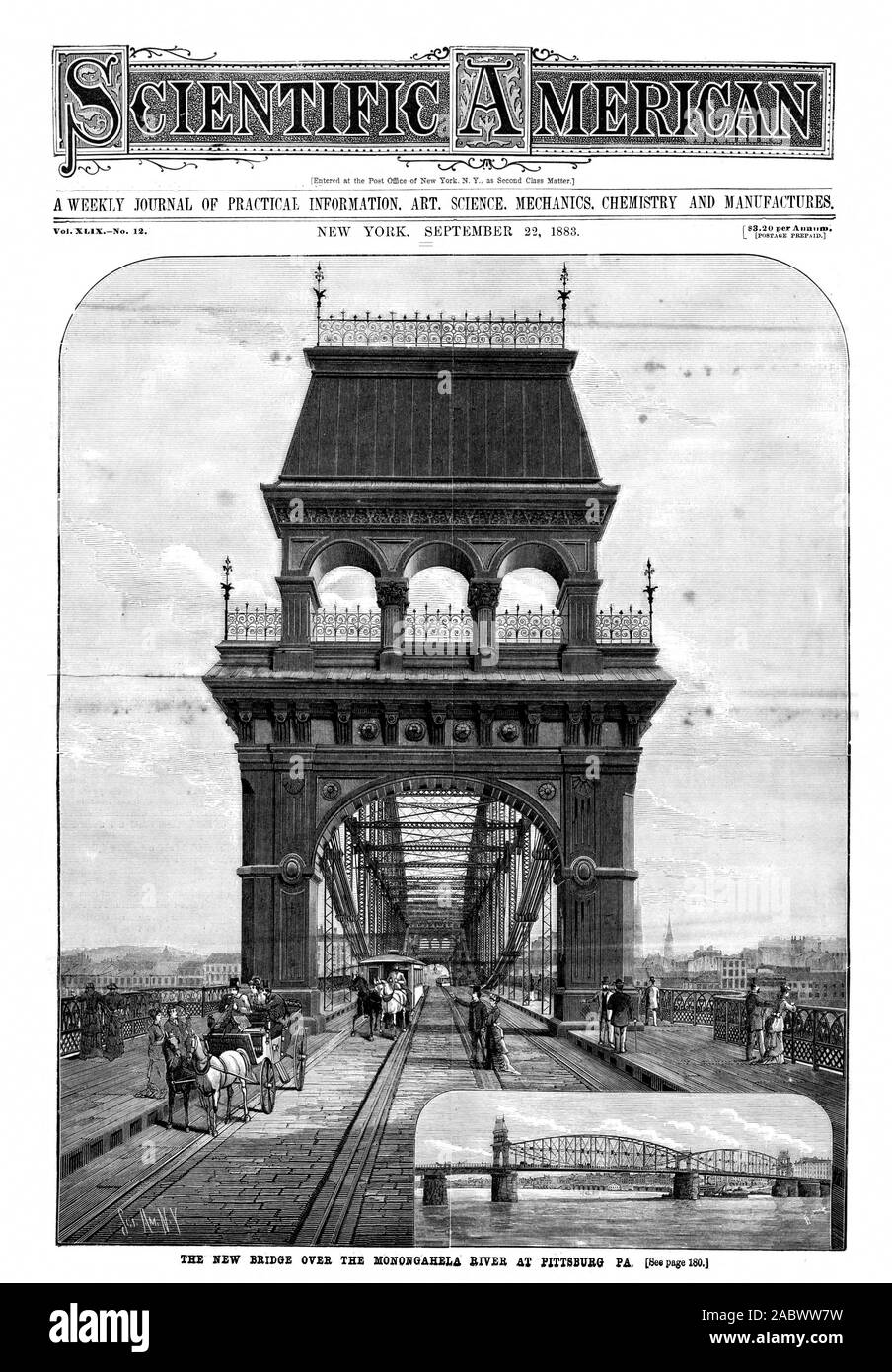 scientific american, 1883-09-22 Stock Photo - Alamy