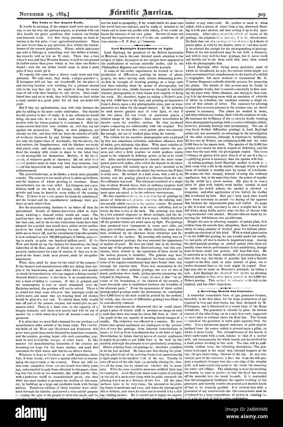 Lord rayleigh experiments hi-res stock photography and images - Alamy