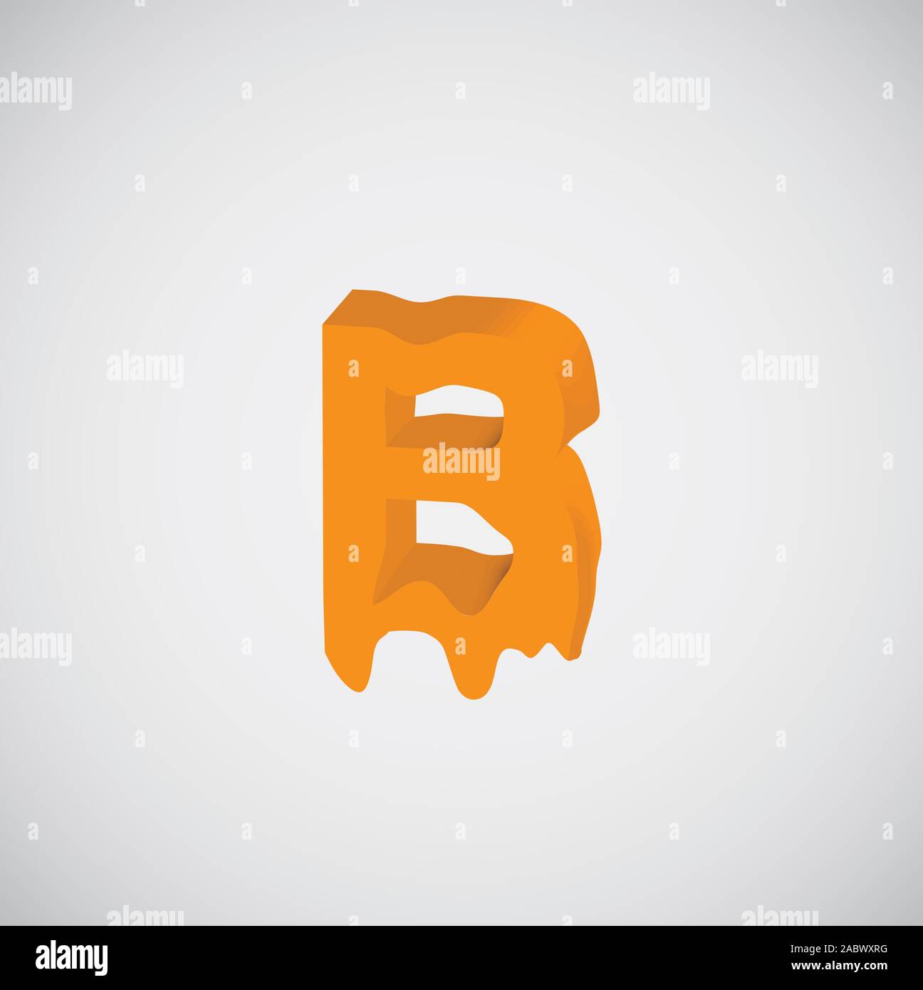 Melting orange character, vector Stock Vector Image & Art - Alamy