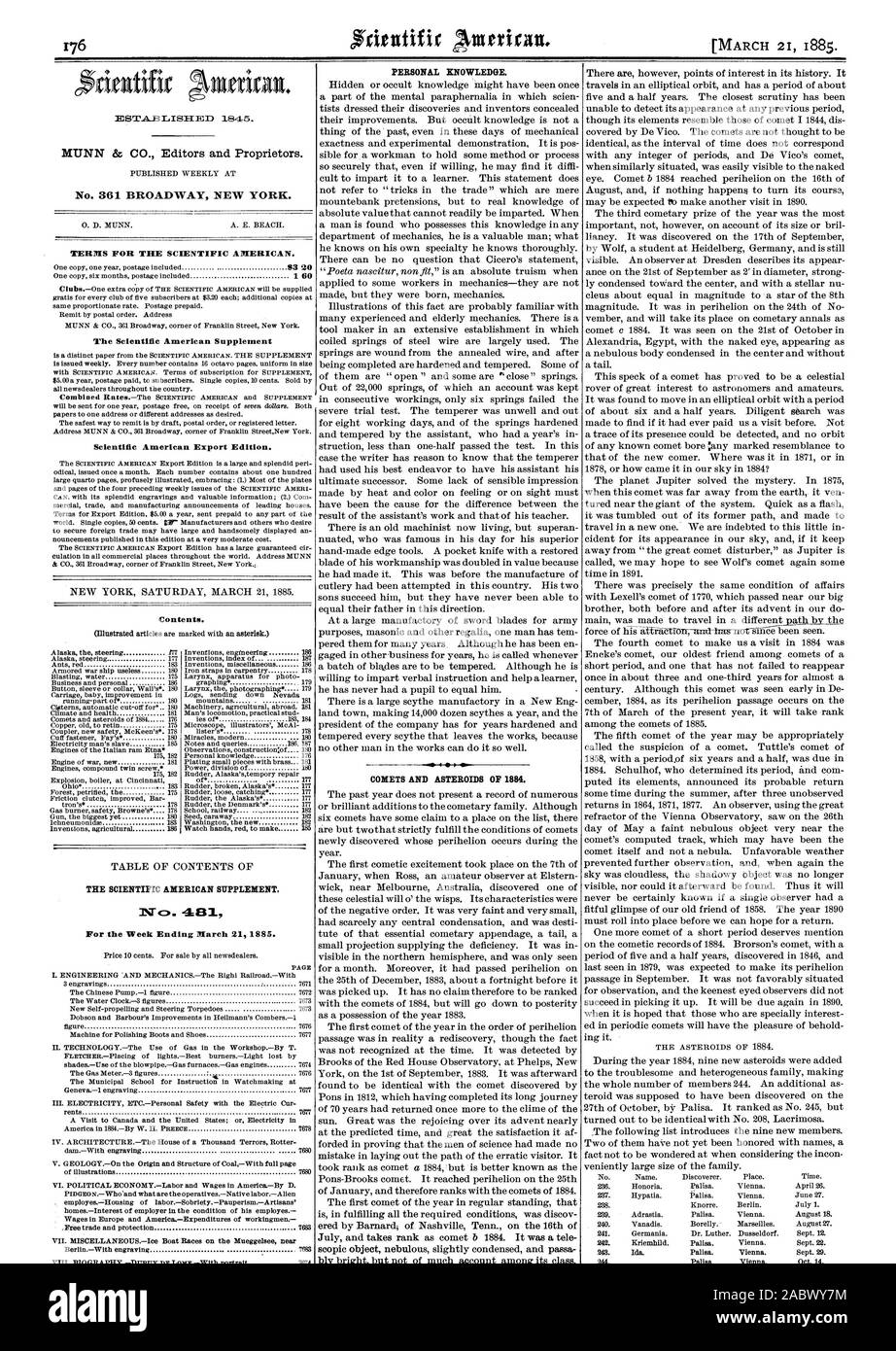 21 march 1885 hi-res stock photography and images - Alamy