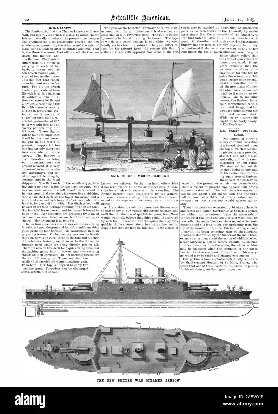 New british war steamer benbow hi-res stock photography and images - Alamy