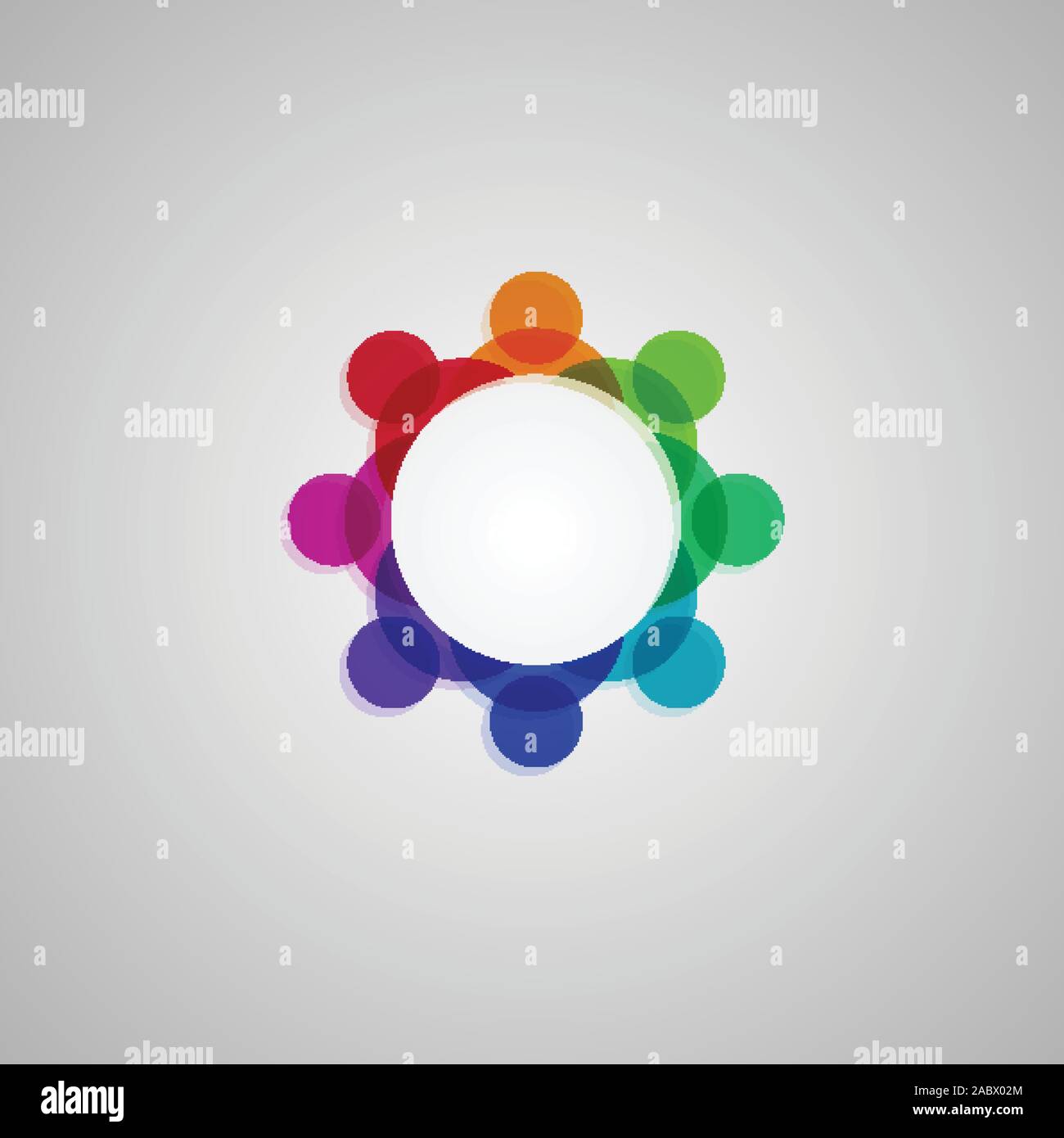 Colorful 'Connection' illustration, vector Stock Vector Image & Art - Alamy