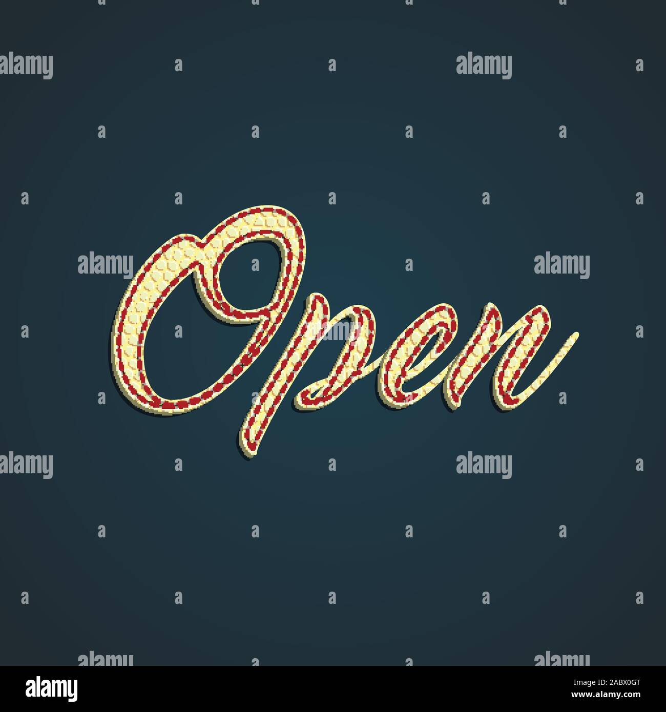 Open stitch Stock Vector Images - Alamy
