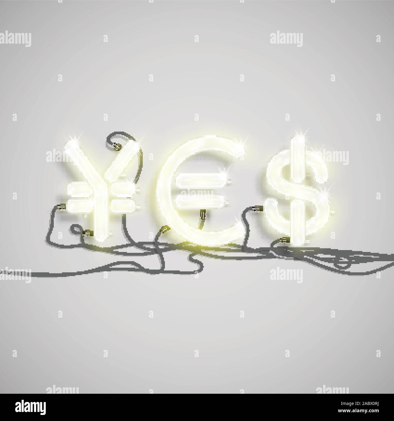 3d financial characters forming "yes", vector Stock Vector Image & Art ...