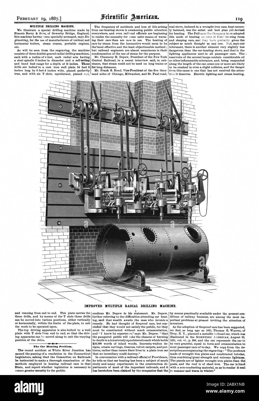 Radial drilling machine hi-res stock photography and images - Alamy