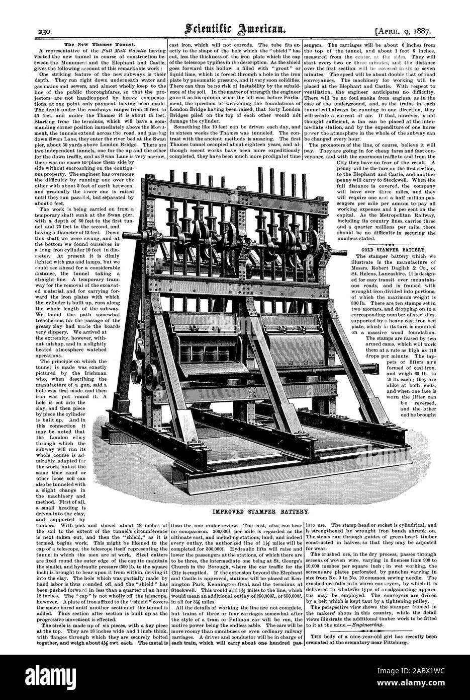 Improved stamper battery hi-res stock photography and images - Alamy