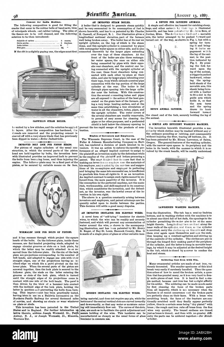 Lawrences washing machine hi-res stock photography and images - Alamy