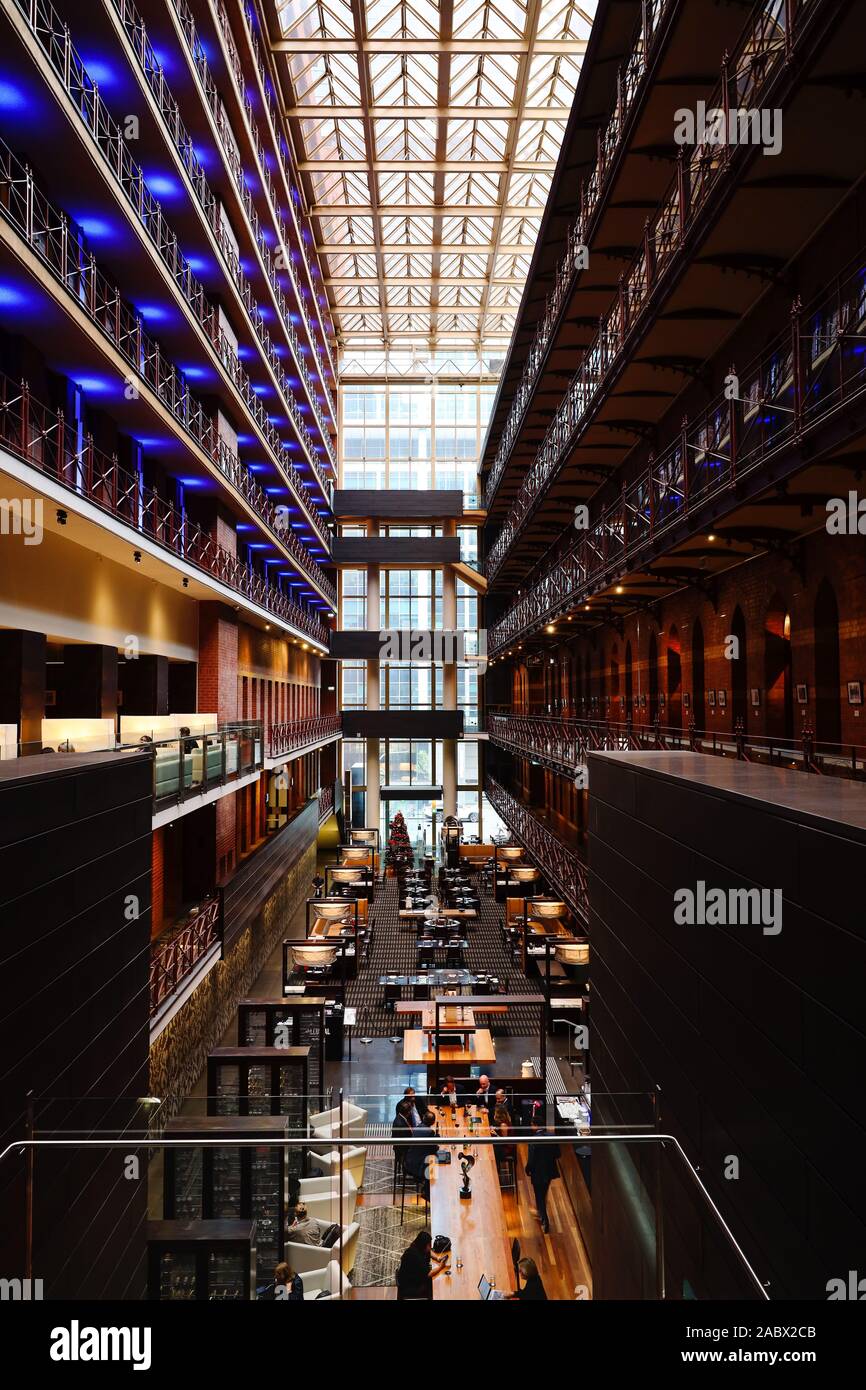 The Intercontinental Hotel at the Rialto Towers, Melbourne Stock Photo ...