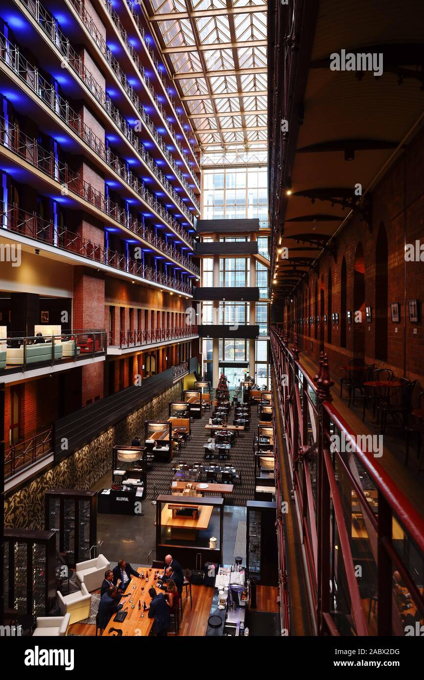 The Intercontinental Hotel at the Rialto Towers, Melbourne Stock Photo ...