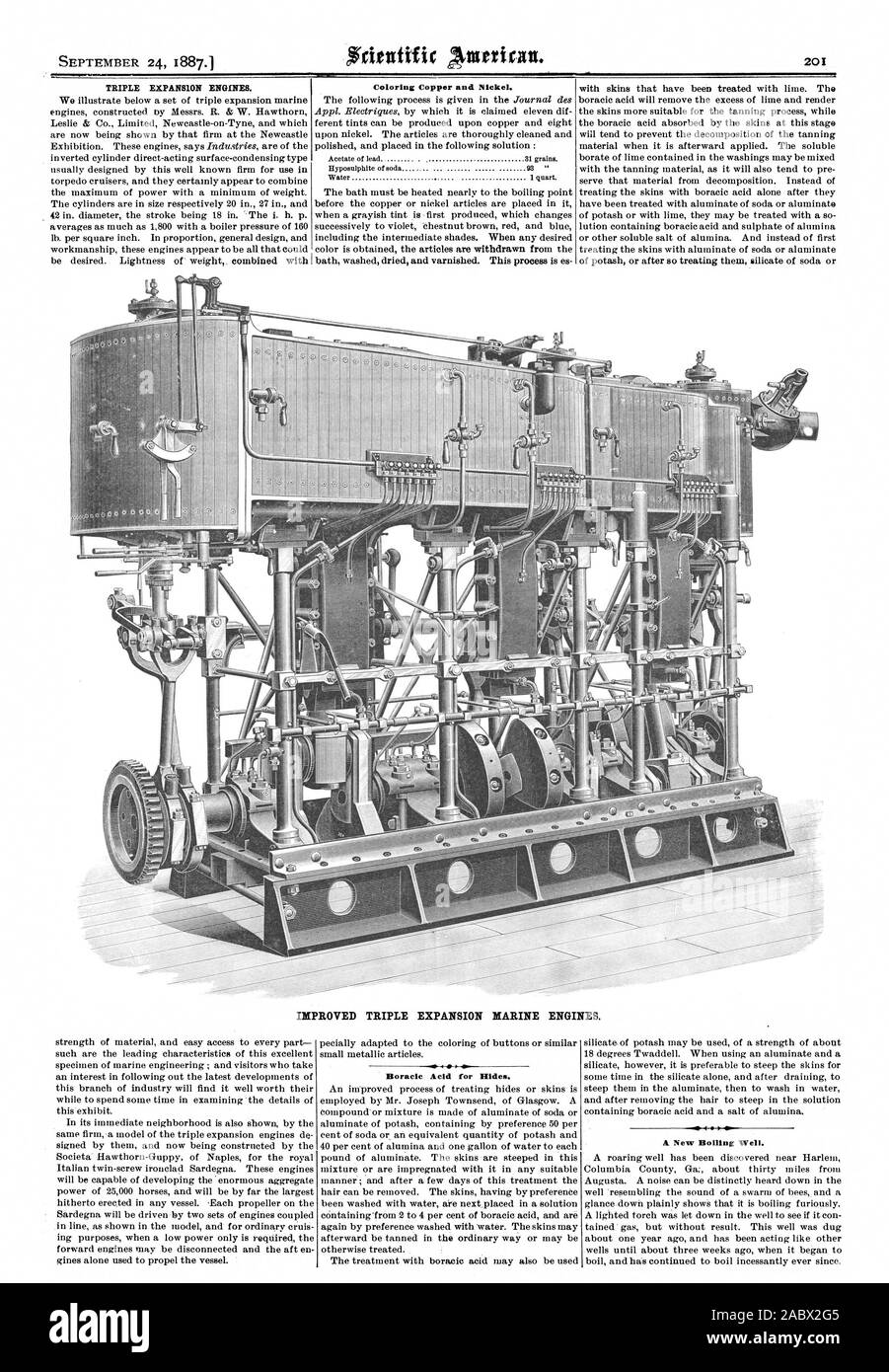 Improved triple expansion engines hi-res stock photography and images ...