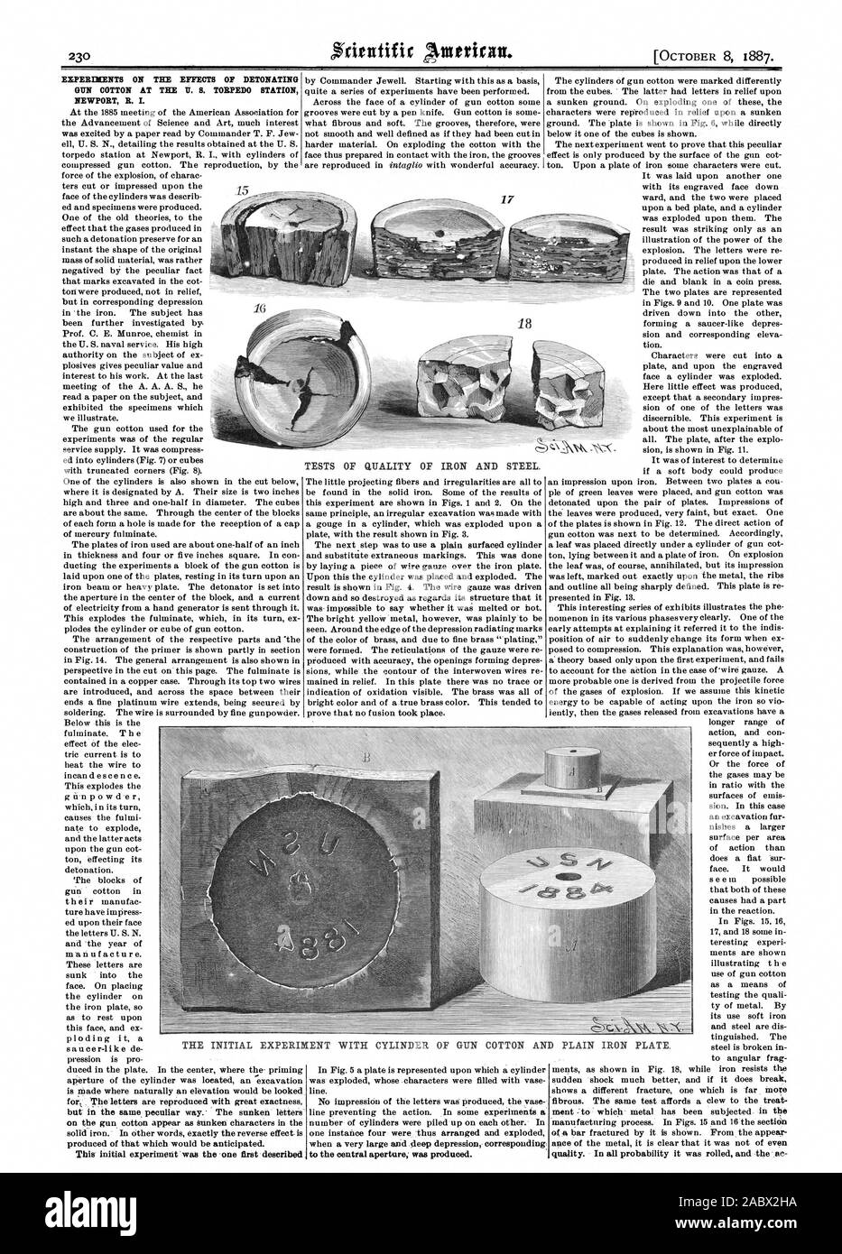 GUN COTTON AT THE U. B. TORPEDO STATION NEWPORT R. I. on the gun cotton ...