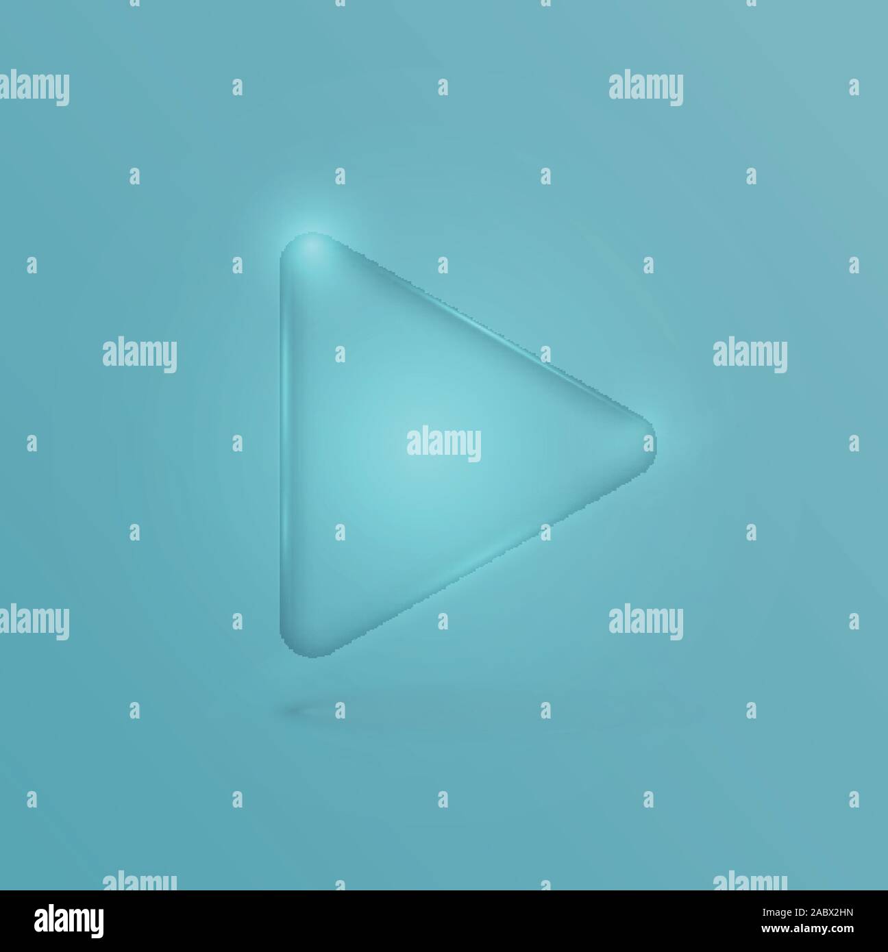 Glass realistic play button, vector Stock Vector Image & Art - Alamy