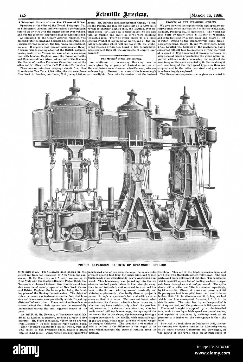 Triple expansion engines hi-res stock photography and images - Alamy
