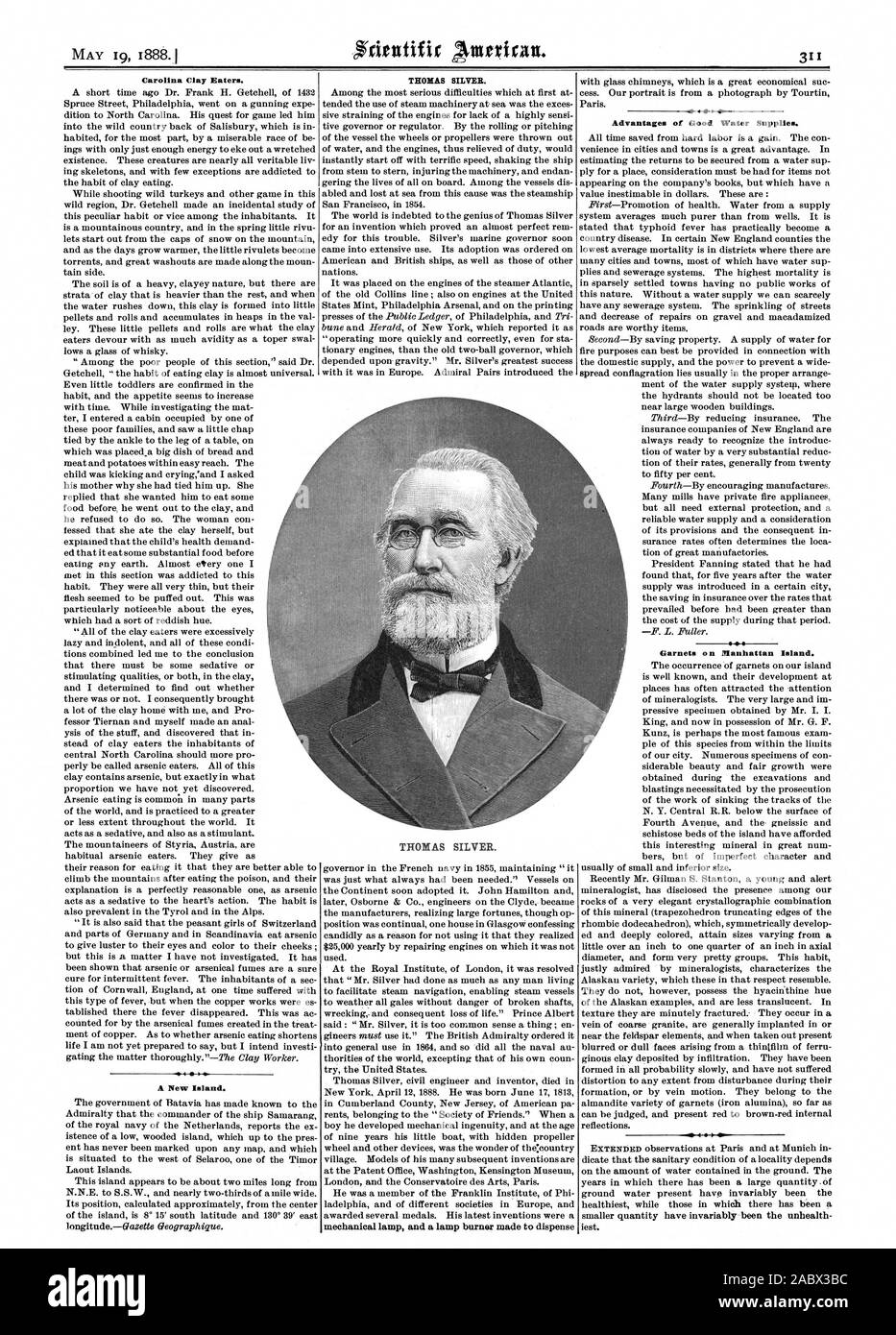 Carolina Clay Eaters. A New Island. THOMAS SILVER. THOMAS SILVER ...