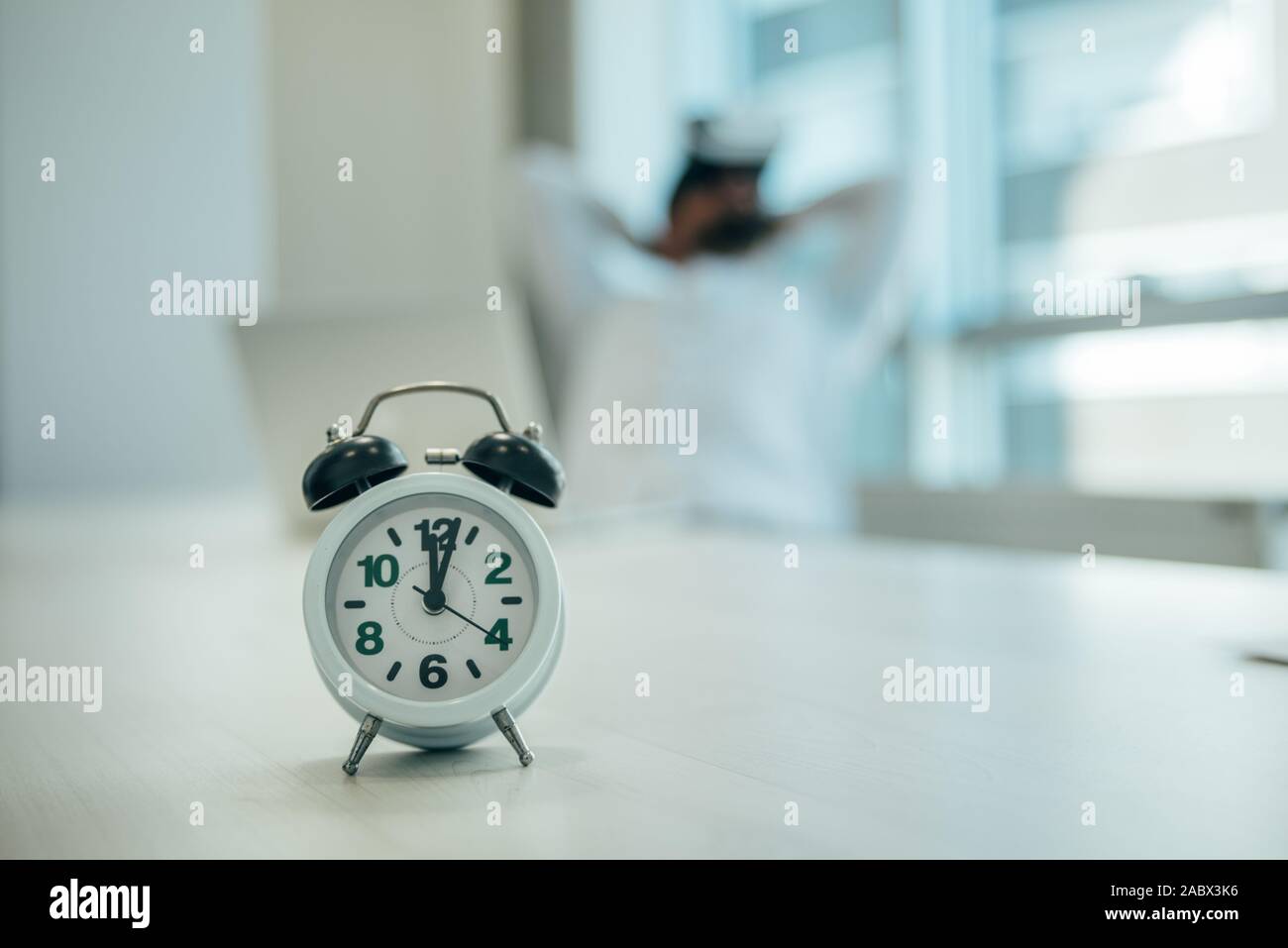 Workspace. It's time for a break from work Stock Photo - Alamy