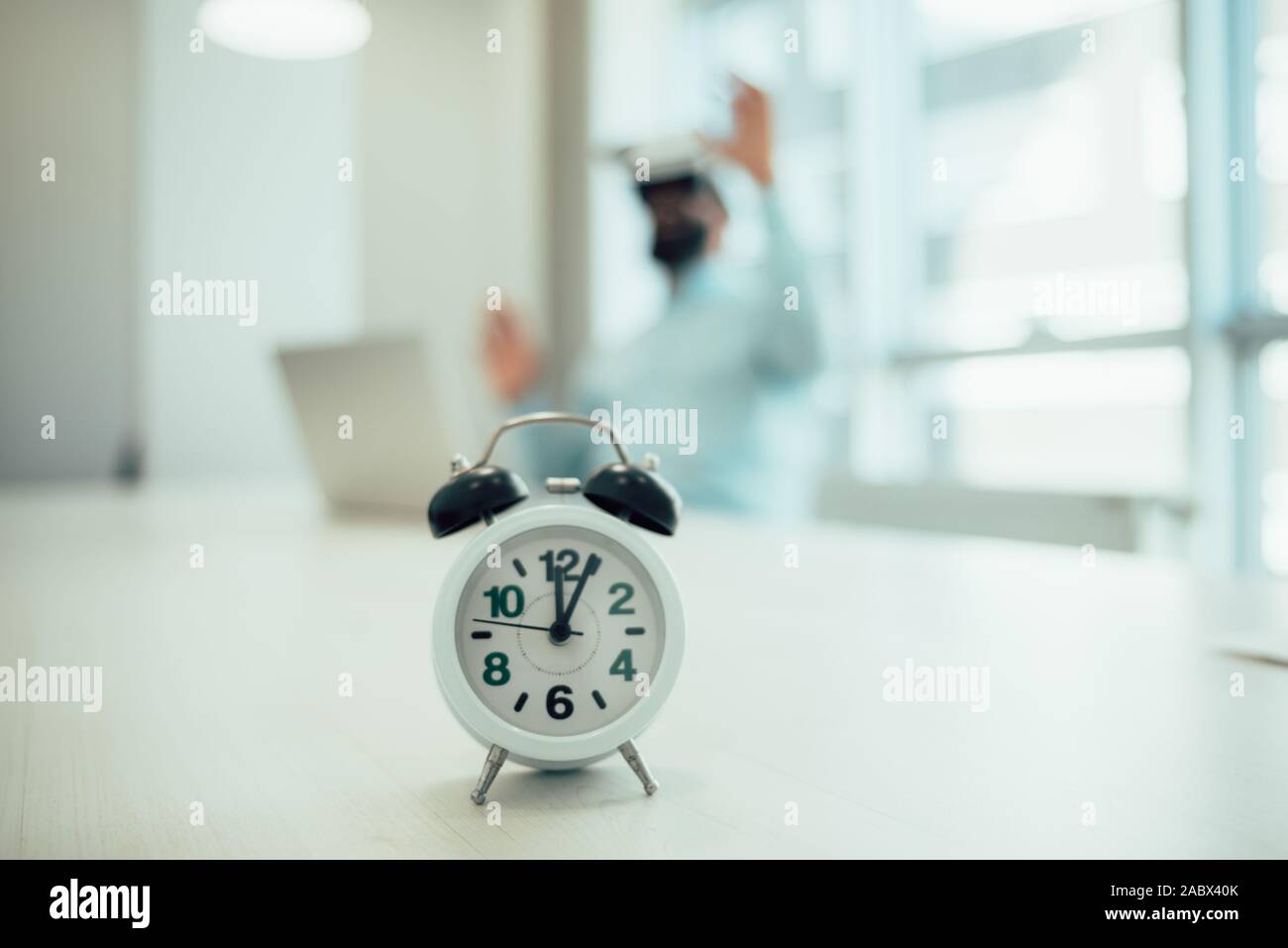 Workspace. It's time for a break from work Stock Photo - Alamy