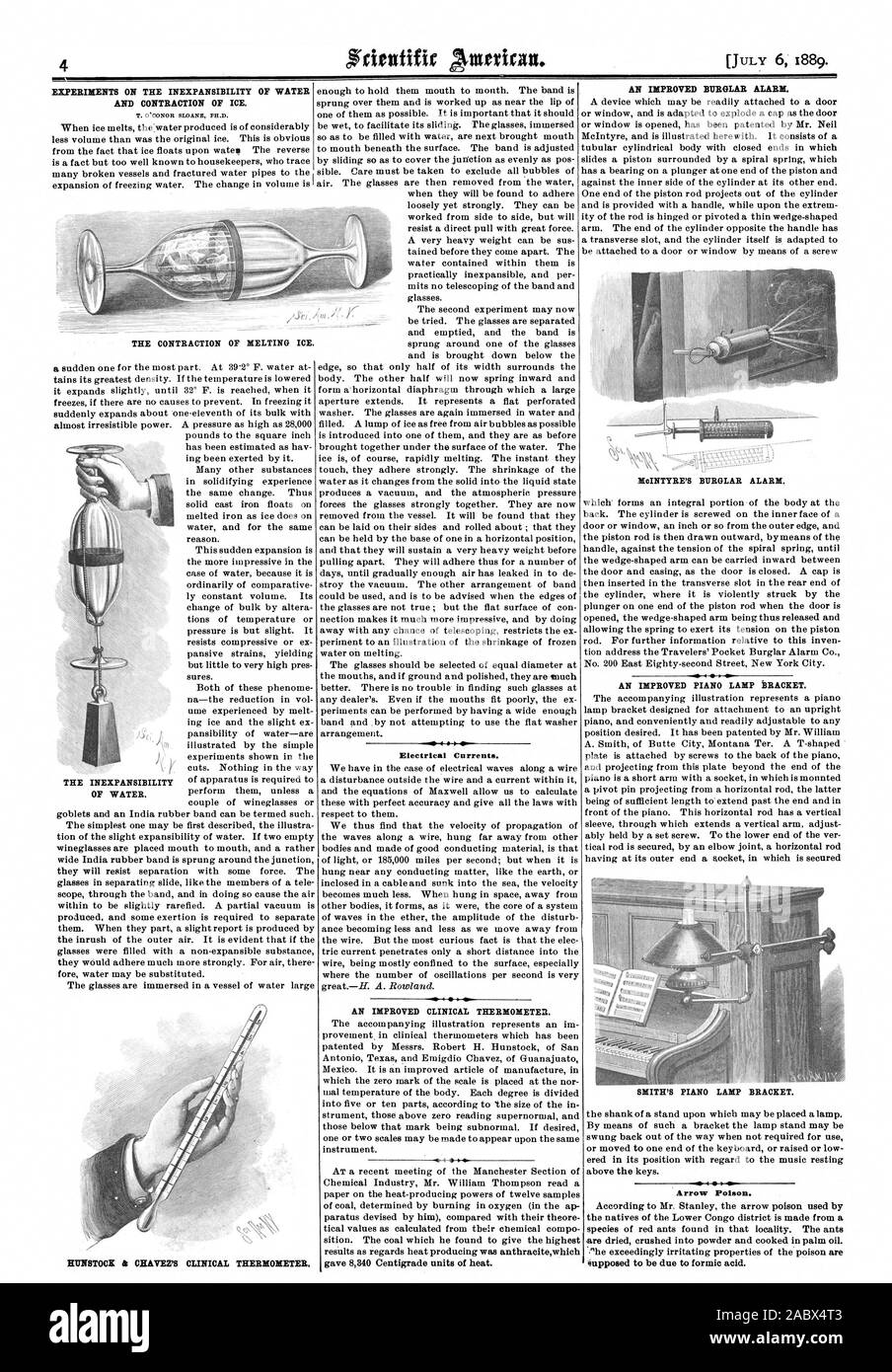 Melting ice mcintyres burglar alarm hi-res stock photography and images ...