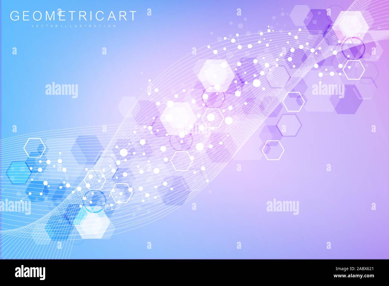 Purple pink vector blurred template.Science abstract background with ...