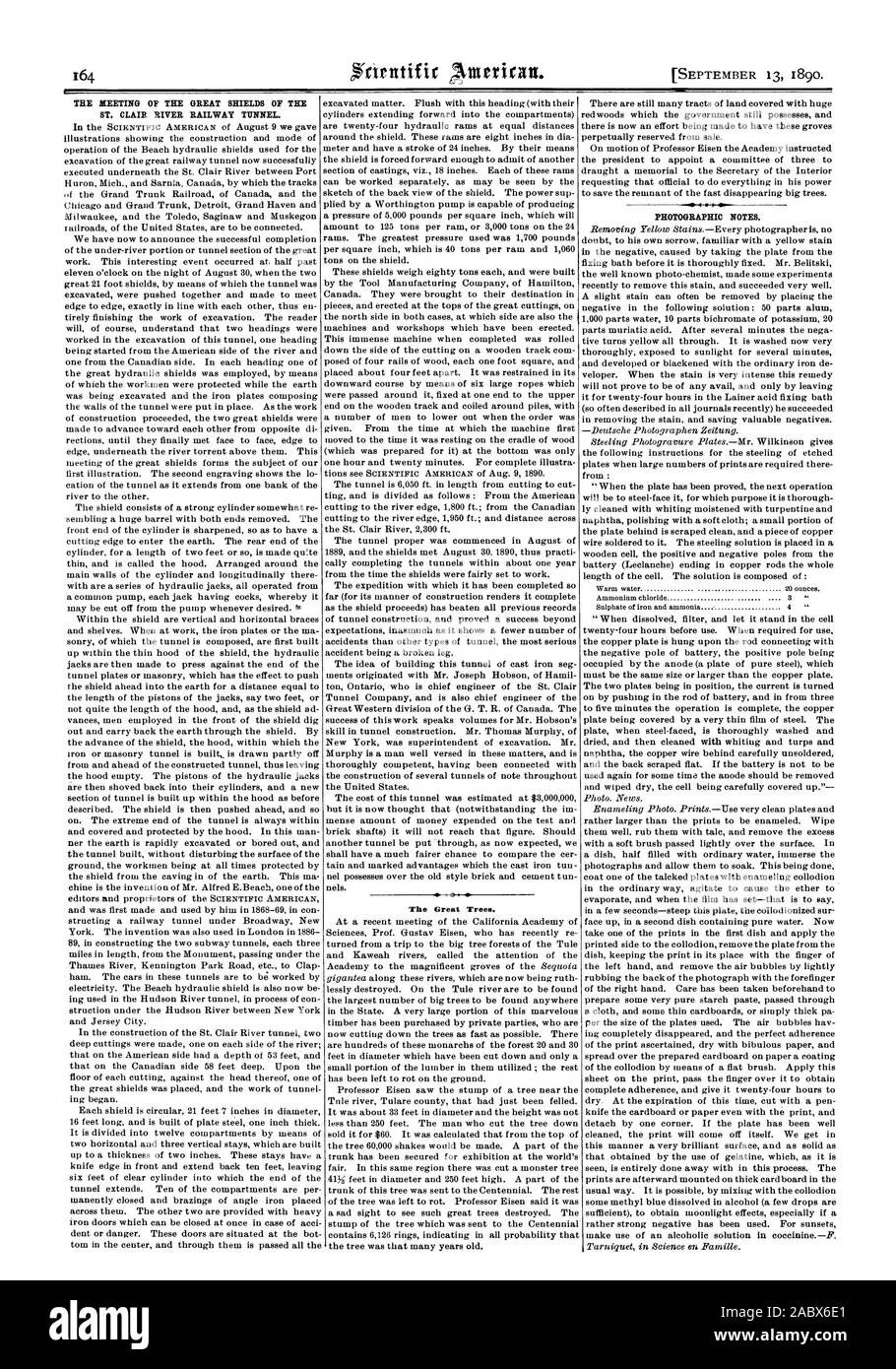 Clair river railway tunnel hi-res stock photography and images - Alamy