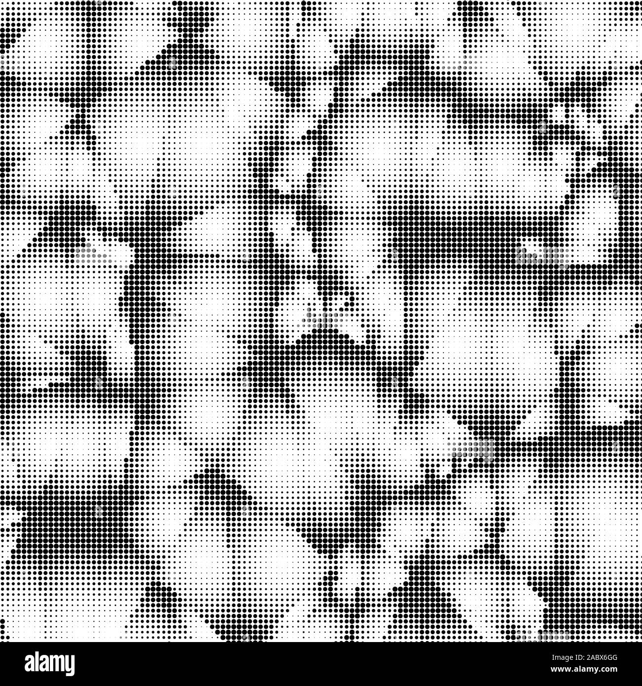 Halftone Pattern. Set of Dots. Dotted Texture. Overlay Grunge Template ...