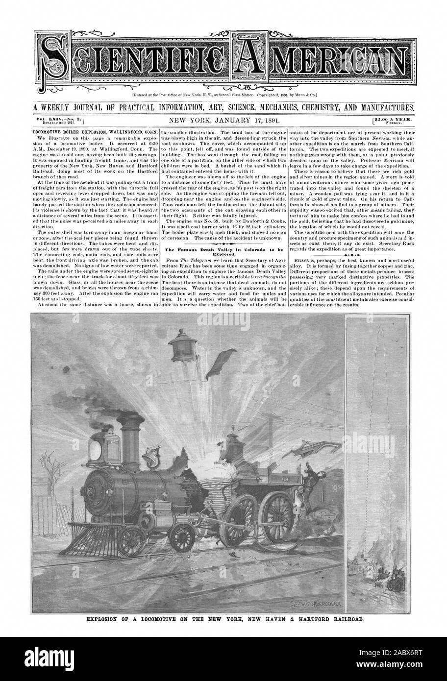 Locomotive boiler explosion wallingford conn hi-res stock photography ...