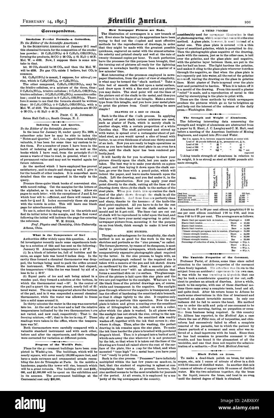 Smokeless powder formula a correction hi-res stock photography and ...