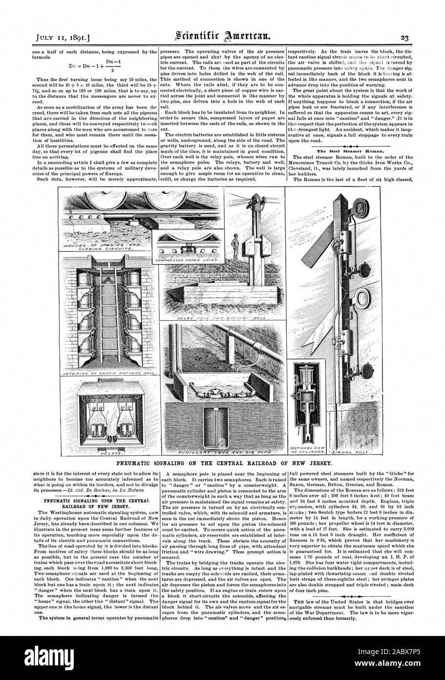 Steel steamer roman hi-res stock photography and images - Alamy