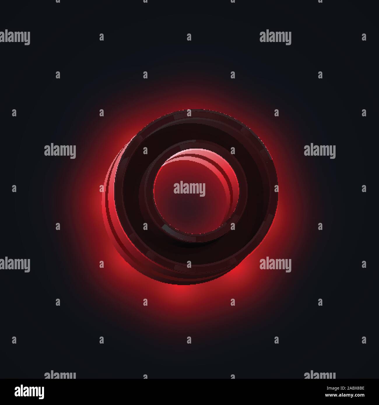 Red 'CLUB' neon lights character from a fontset, vector Stock Vector ...