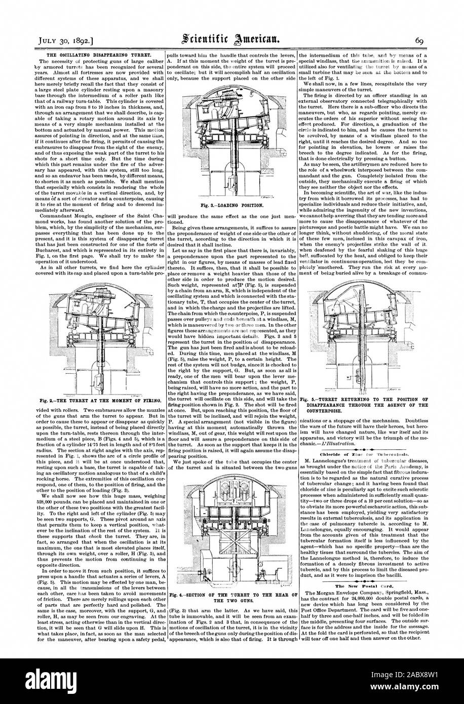 Oscillating disappearing turret hi-res stock photography and images - Alamy
