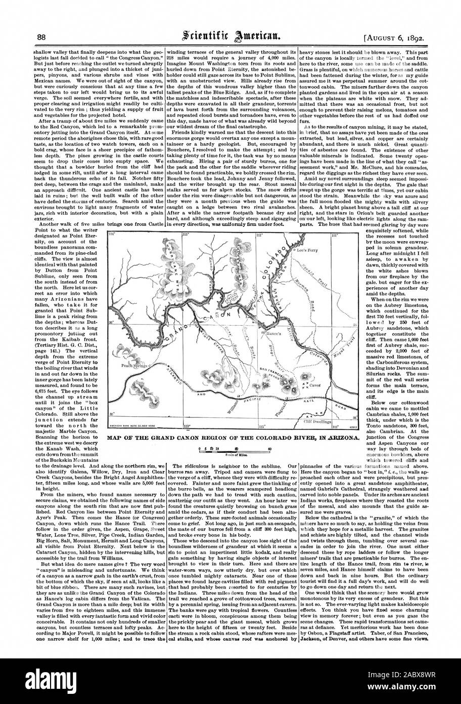 one narrow shelf for 1000 miles ; and to trace the Beale of ?Elea ...
