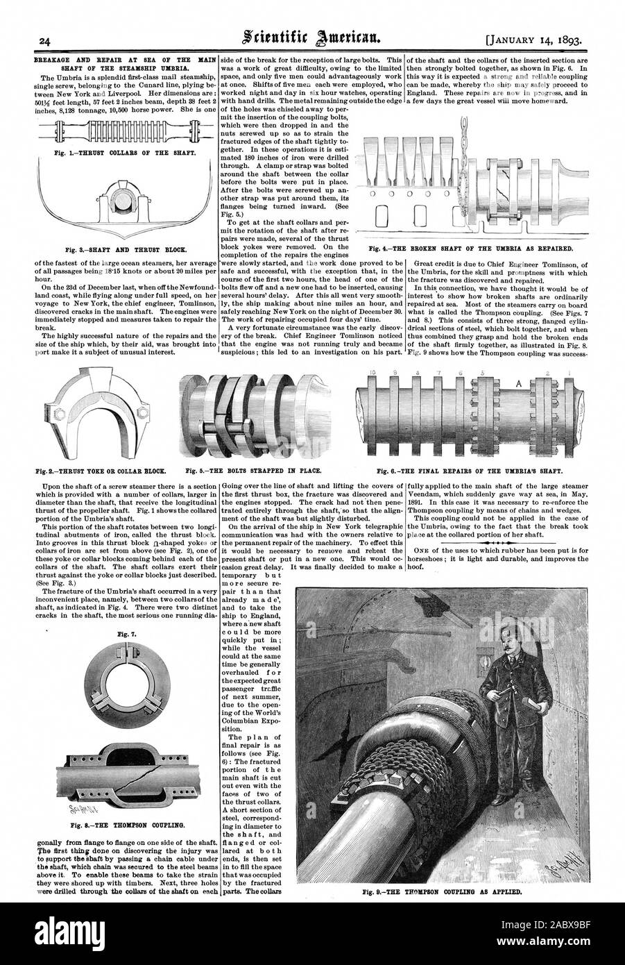 Thrust block Cut Out Stock Images & Pictures - Alamy