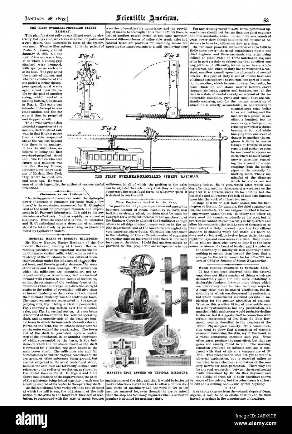 First overhead propelled street railway hi-res stock photography and ...