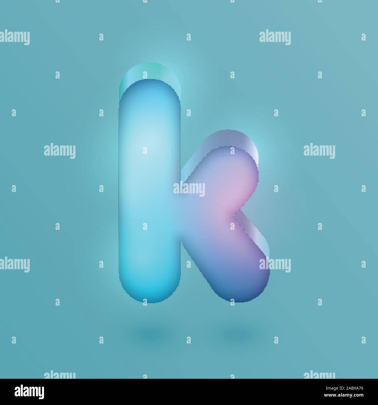 3D realistic neon character, vector Stock Vector Image & Art - Alamy