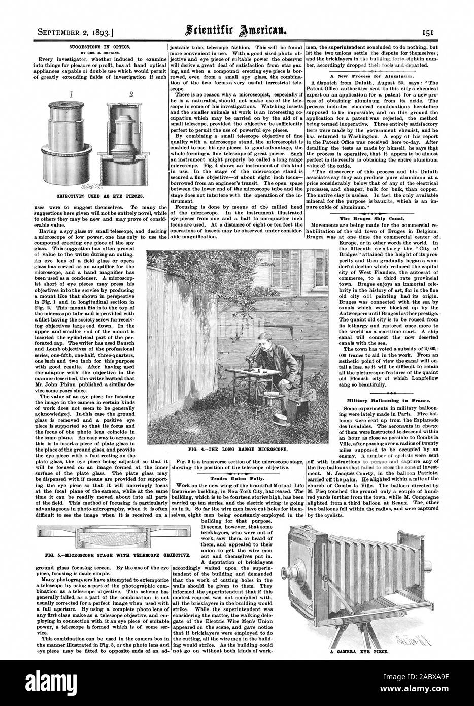 4the long range microscope Black and White Stock Photos & Images - Alamy
