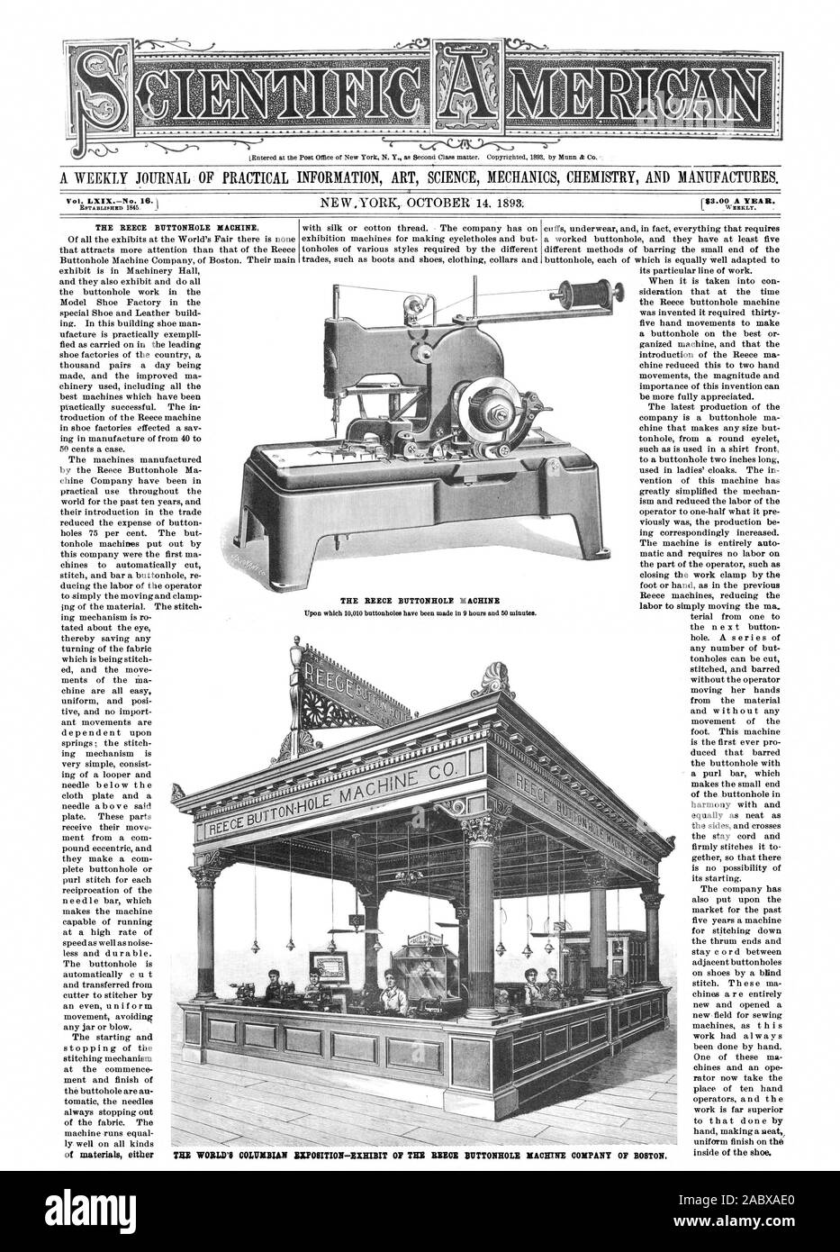 Reece buttonhole machine hi-res stock photography and images - Alamy